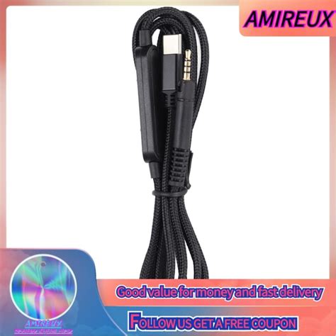 Zjchao Type C To 25mm Headphone Cable Replacement Headset Tear