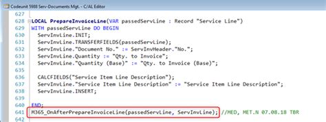 Event Request Codeunit 5988 10 New Events · Issue 3183 · Microsoftal · Github