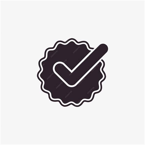 Premium Vector Approval Check Icon Buttons Of Validation Icons Black