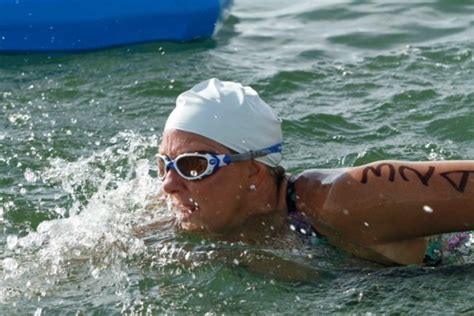 Patty Kohlmann Sprints From The Pool To The Open Water World Open