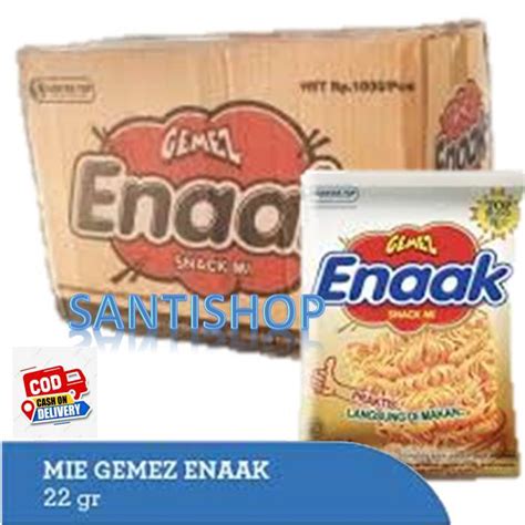 Mie Enaak Mie Gemez Enaak 1 Renceng Isi 10 Pcs Lazada Indonesia