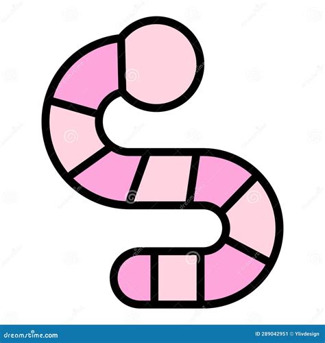 Roundworm Icon Vector Flat Stock Illustration Illustration Of Icon 289042951