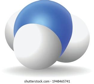암모니아 구조화학식 및 분자모델 화학교육벡터 삽화 스톡 벡터 로열티 프리 1948465741 Shutterstock