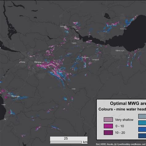 Mine Water Geothermal Resource Atlas For Scotland With Optimal Areas