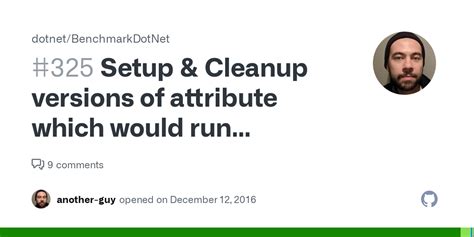 Setup And Cleanup Versions Of Attribute Which Would Run Beforeafter Each Benchmark Iteration