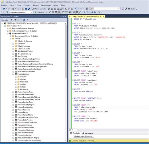 Cinthia Santos On Linkedin Aprendendo Sql Server E Explorando Suas Ferramentas Através De Alguns