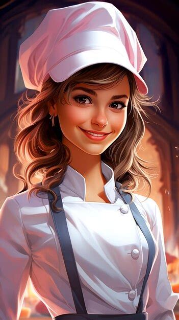 Premium Photo Animated Image Of A Beautiful And Cheerful Pretty