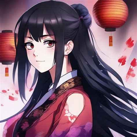Discover The Allure Of A Chinese Yandere Girl In Anime Style