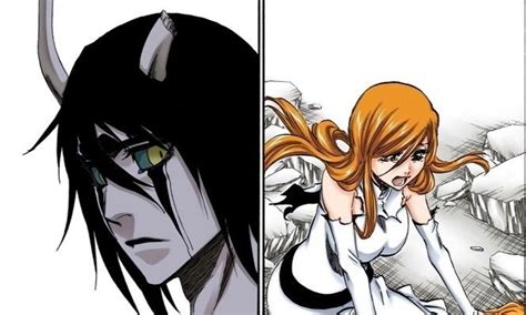 Ulquiorra And Orihime Color Manga Bleach Anime Ulquiorra And