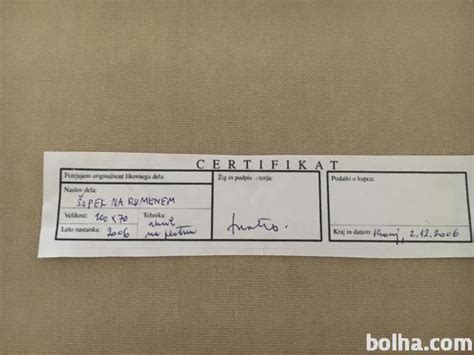 Prodam Slike Vinko Tušek