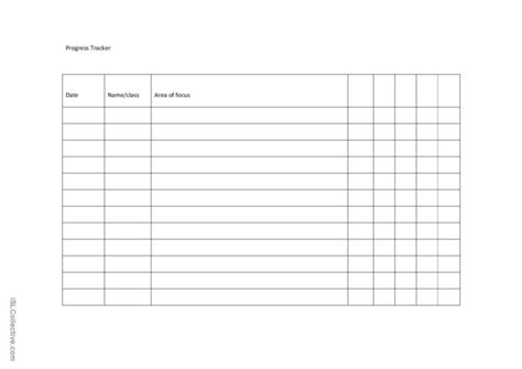 Progress Tracker English Esl Worksheets Pdf And Doc