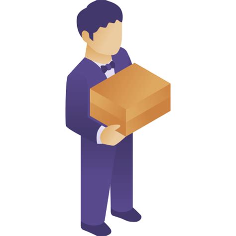 Man Gradient Isometric Gradient Icon