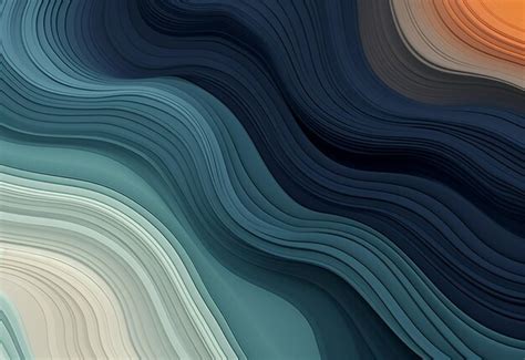 Premium Ai Image Photo Of Colorful Abstract Waves And Shapes Background