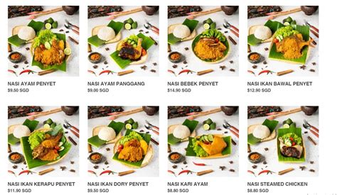 Uncle Penyet Menu And Price List Singapore Updated 2024 Sg Menuu