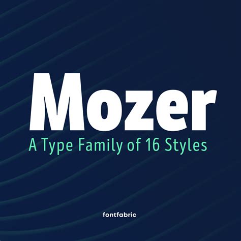 Mozer Light Desktop And Web Fonts I Love Typography