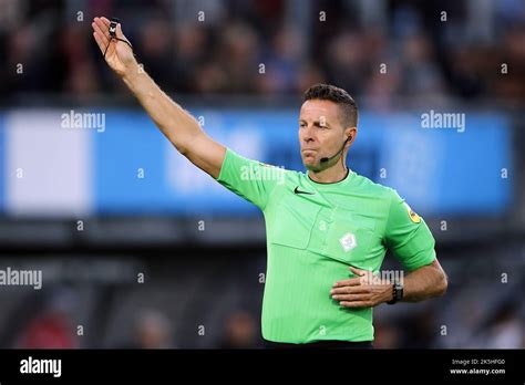 Rotterdam Referee Pol Van Boekel During The Dutch Eredivisie Match