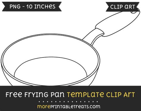 Frying Pan Template Clipart