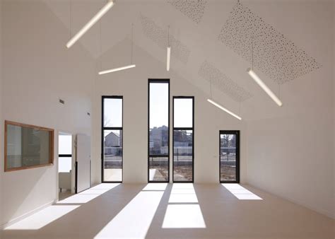 Brown Ceramic Shingles Cover Nomade Architects Village Like Nursery