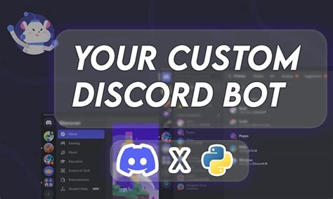 Create A Custom Discord Bot Using Javascript And Python By Syedjawad Fiverr