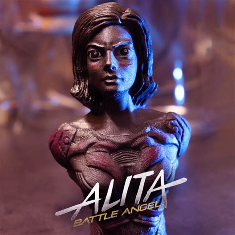 Alita Battle Angel 3d Printed Model Br