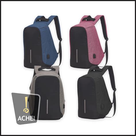 Mochila Anti Furto De Poli Ster Achei Do Brasil Industria E Comercio Ltda