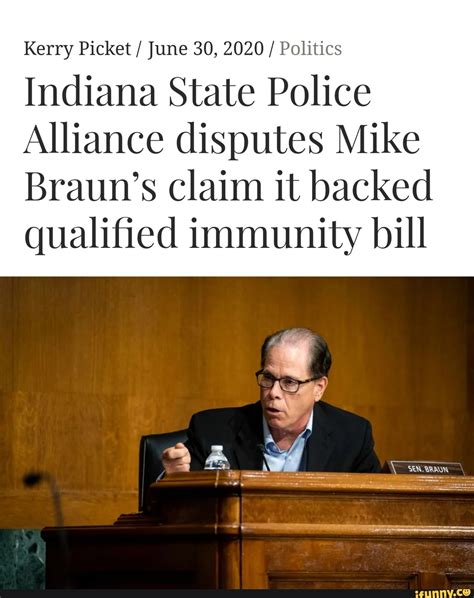 Kerry Picket June 30 2020 Politics Indiana State Police Alliance