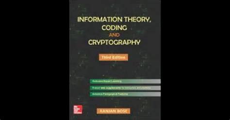 Information Theory Coding And Cryptography 3rd Edn Padhega India