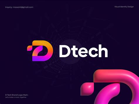 D Tech Logo Design Technology Modern Logo By Maxoint On Dribbble