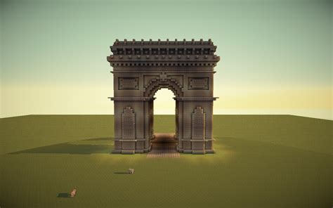 Arc De Triomphe Paris 11 Minecraft Map