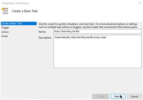 how to schedule windows to empty recycle bin automatically make tech