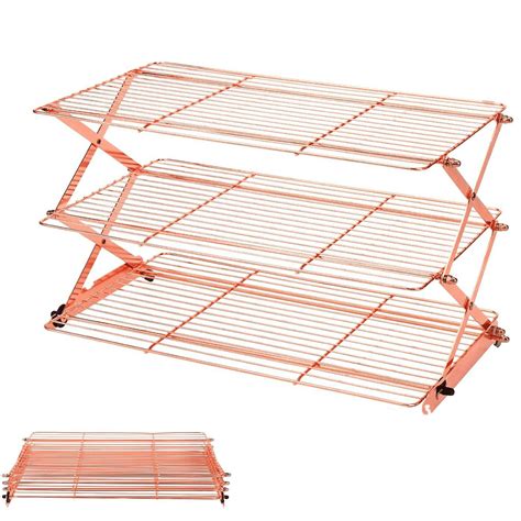 34 Tier Collapsible Cooling Racks For Cooking And Baking Upgraded