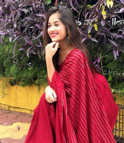 Tiktok Star Jannat Zubair Stuns In Red