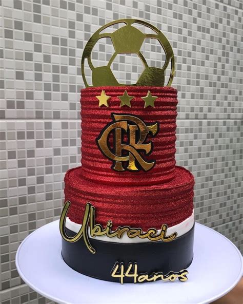 25 Melhores Modelos De Bolo Do Flamengo Tutoriais Bolo Decorado Do