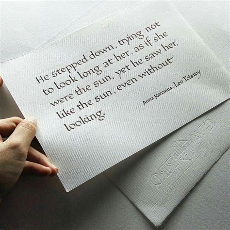 Beautiful Hand Lettered Quote On Paper