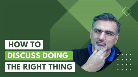 James Gyarmathy On Linkedin How To Discuss Doing The Right Thing
