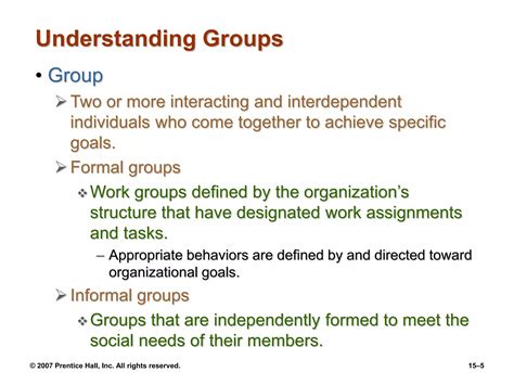 Understanding Groups And Teams Ppt