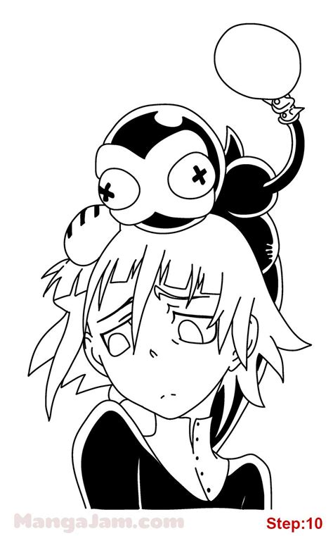 How To Draw Crona From Soul Eater Spiritual Drawings Doodle Art Designs