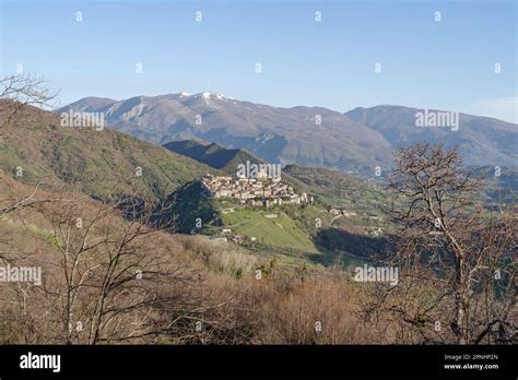 Malvito Ancient Village Province Of Cosenza Calabria Region Of