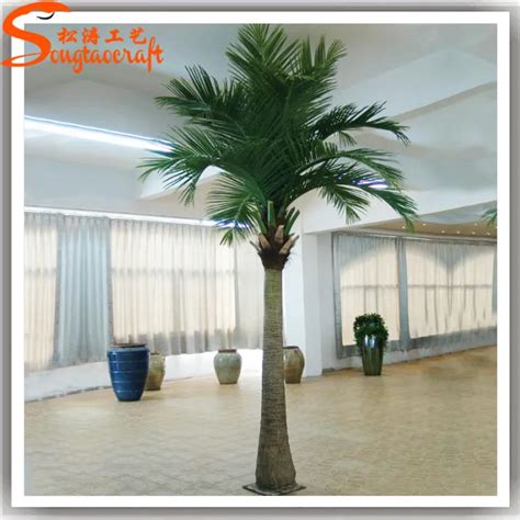 Artificial Coconut Palm Tree Fiberglass Tree Mall Beach Outdoor Trees