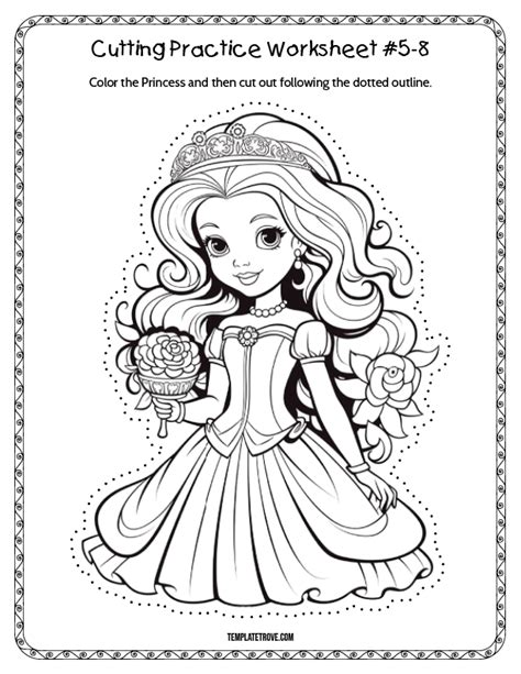 Cutting Practice Worksheet 5