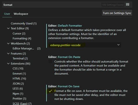 00 Vsc Extension Prettier이 적용되지 않는 오류