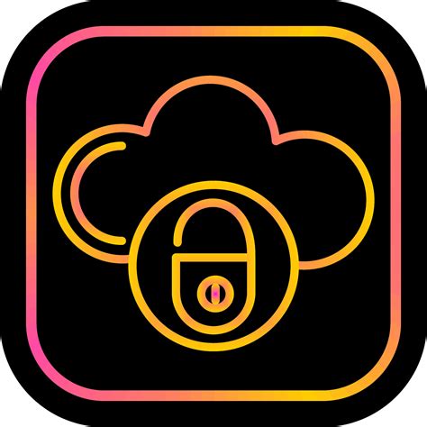 Secure Cloud Vector Icon 41780351 Vector Art At Vecteezy