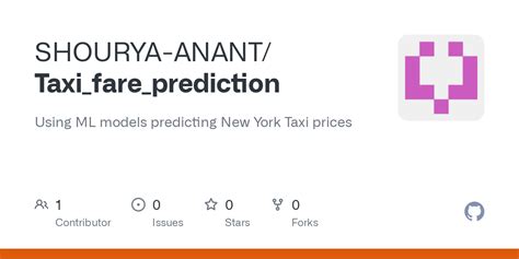 Github Shourya Ananttaxifareprediction Using Ml Models Predicting New York Taxi Prices