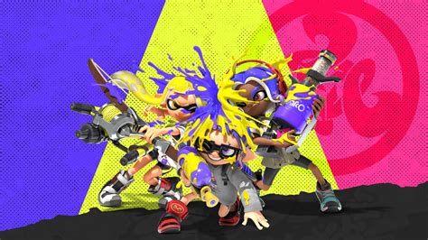 Splatoon 3 Inkling And Octoling Version 9 Wallpaper Cat With Monocle