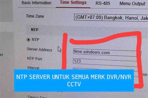 Daftar Ntp Server Untuk Dvrnvr Dan Cara Menggunakannya Pasitive Cctv