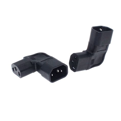 Iec60320 C13 Angle Converter Angle Extension Cable Grandado