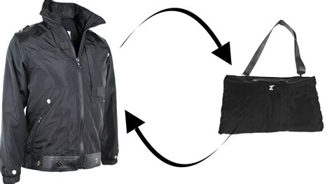 Ts Impact Travel Jacket Convertible Into A Bag With Concealed Pockets