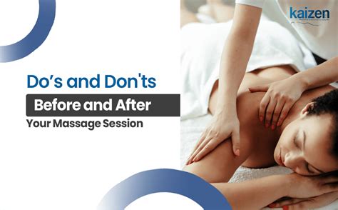 Dos And Donts Before And After Your Massage Session