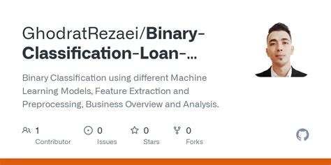 github ghodratrezaei binary classification loan allowance binary classification using