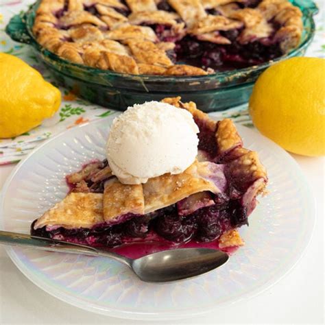 Blueberry Lemon Pie The Kitchen Magpie